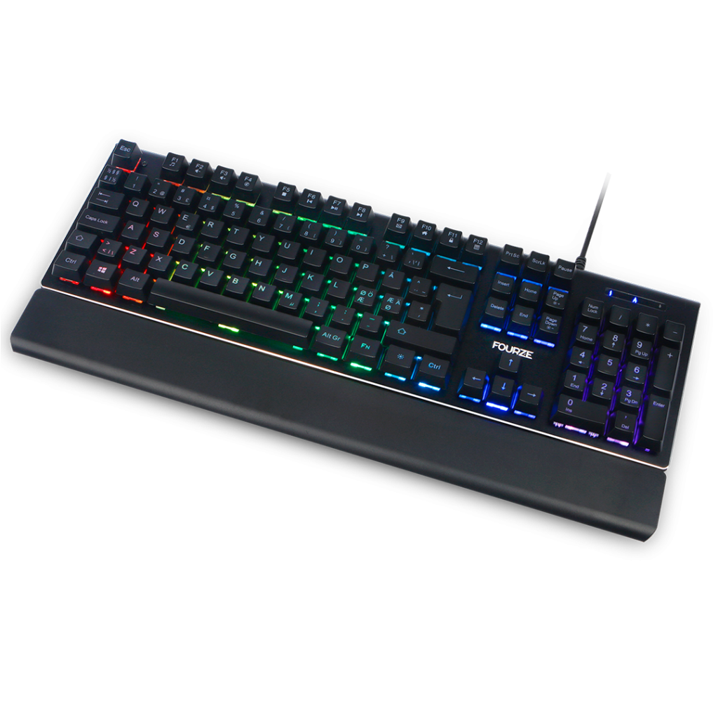 FOURZE GK100 - Semi-mekanisk RGB gaming tastatur