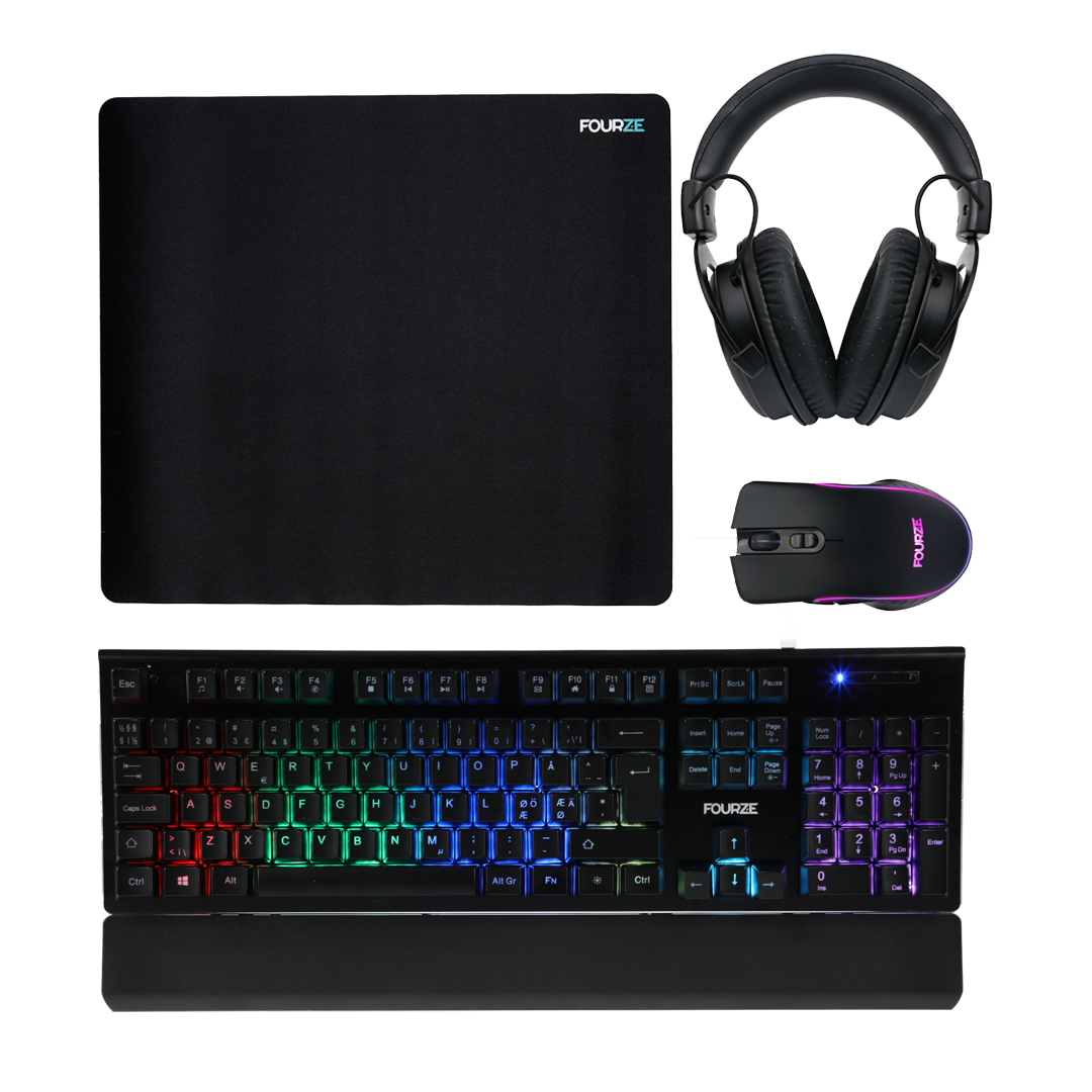 FOURZE gaming bundles - Gamer sæt til gamere på alle niveauer